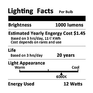 Aukora Dusk to Dawn Light Bulb 4 Pack, 12W (100-Watt Equivalent 1000lm) Smart Sensor Light Bulbs indoor E26/E27 6000K Daylight A19 Led outdoor Light Bulb for Porch Yard Garage Garden Patio(Cool White)