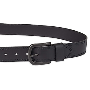 Dickies Men's Casual Leather Belt, Black, 34