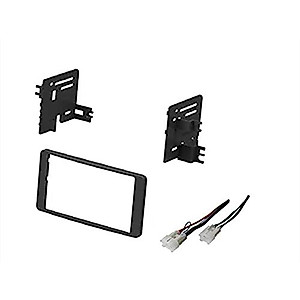 ASC Audio Car Stereo Dash Install Kit and Wire Harness for Installing an Aftermarket Double Din Radio for Select 2003-2006 Toyota Tundra, 2003-2007 Toyota Sequoia - No Factory Premium Amp