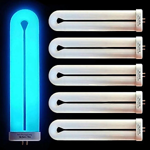BAIMNOCM Bug Zapper Replacement Light Bulb 15 Watt, U Shapped Insect Attracting Trap Bulb FUL15-BL 7.7 Inches, 6 Pack