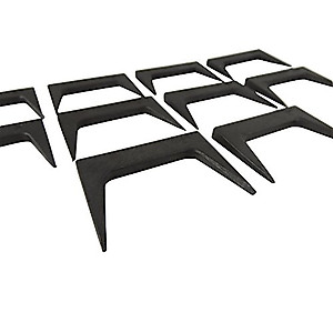 Taytools 500031 Pack of 10 Each 1-1/2 Inch Pinch Dogs with Square Back and Tapered Legs