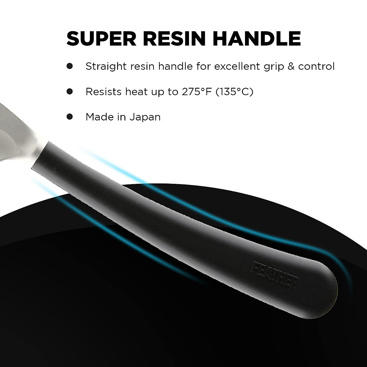 Feather Artist Club Black SS Straight Razor