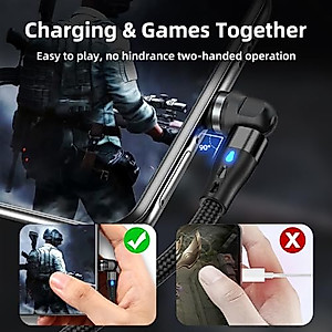 RETTOPS 540°, 7 pin Rotation USB Magnetic Charging Cable, 3 in 1 Charger [4-Pack, 3ft/3ft/6ft/6ft] 3A Fast Charging Cable Support Data Transfer Magnetic Charger Cable for iPhone/Micro USB/Type C