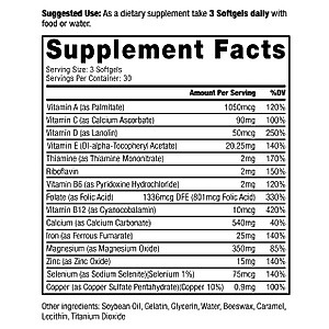 ProUCRO Gut Multivitamins: Nutritional Support for IBD Softgels 30-Day Supply