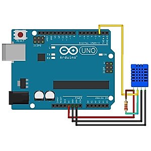 WWZMDiB DHT11 Temperature and Humidity Sensor 3.3V-5V Humidity Measure 20%-95% Temperature Measure 0-50℃ for arduino (3Pcs DHT11)