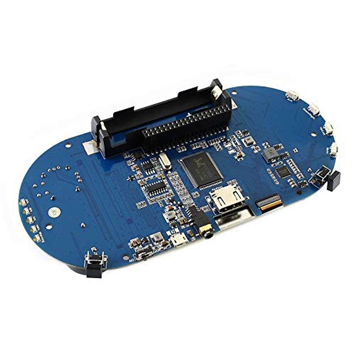 Waveshare Game HAT Compatible with Raspberry Pi 4B/A+/B+/2B/3B/3B+/Zero W/Zero WH 3.5inch IPS Screen 480×320 Resolution Onboard Speaker and Earphone Jack