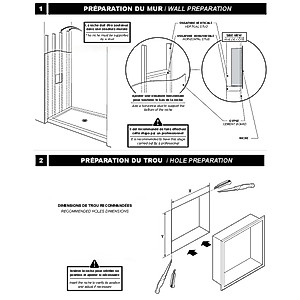 Sunrosa Brushed Nickel Shower Niche Stainless Steel, Ready for Tile, Waterproof 11.8" x 23.6" Bathroom Recessed Niche, Organizer Storage for Shampoo & Toiletry Storage