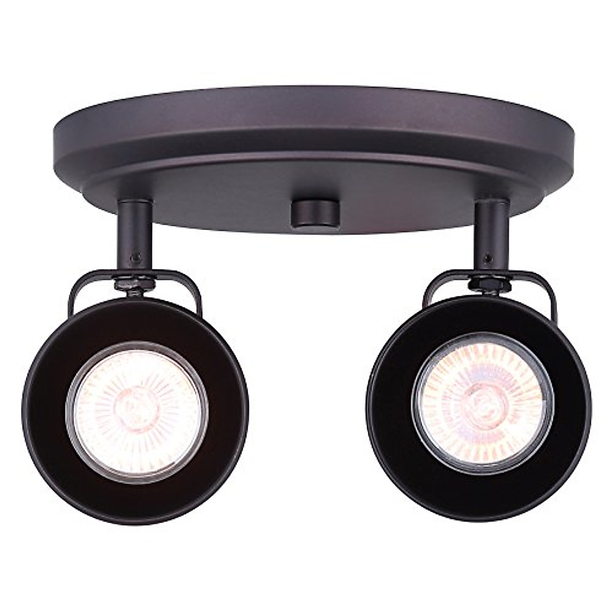 CANARM ICW622A02ORB10 LTD Polo 2 Light Ceiling/Wall, Oil Rubbed Bronze with Adjustable Heads
