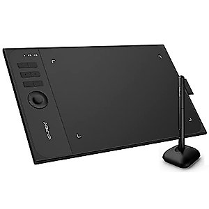 XP-Pen Star06 Wireless 2.4G Graphics Drawing Tablet Digital Tablet Painting Board with 6 Hot Keys-10x6 Inch