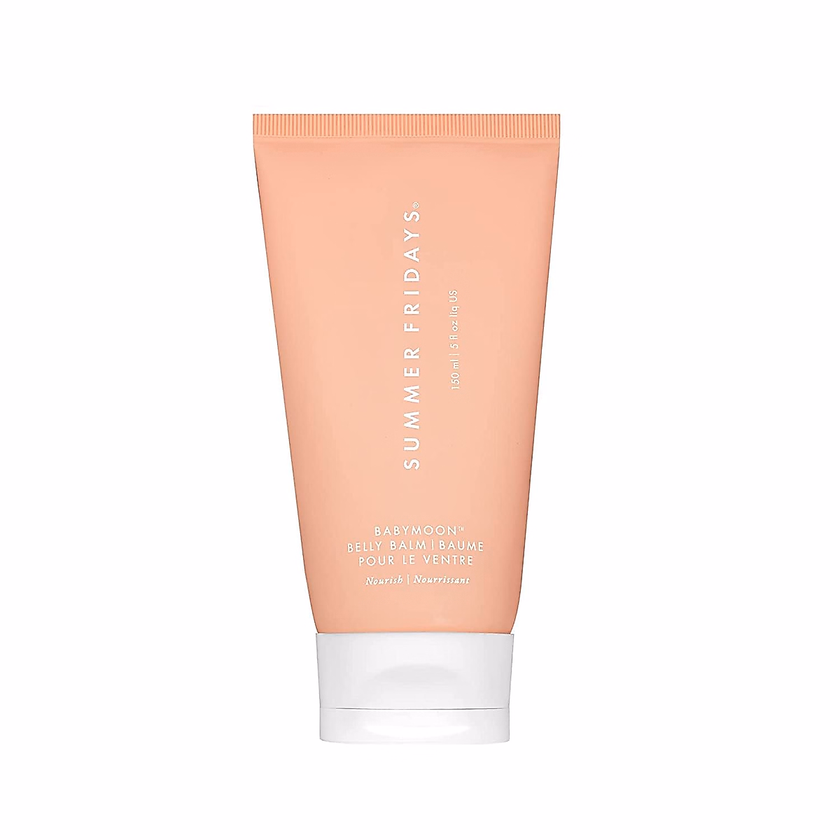 Summer Fridays Babymoon Belly Balm - Nourishing Body Balm with Vitamin E to Help Reduce the Appearance of Stretch Marks & Dry Skin (5 Fl Oz)