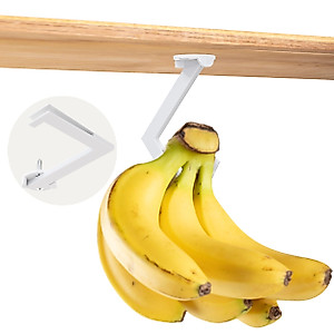 Holds The Last Banana! Under Cabinet/Shelf Banana Hook/Hanger