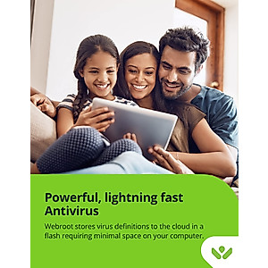 Webroot Internet Security Plus with Antivirus Protection | 3 Device | 1 Year Subscription | PC/Mac