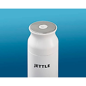 Jettle Electric Kettle - Travel Portable Heater for Coffee, Tea, Milk, Soup - Stainless Steel Travel Water Boiler tea pot with Temperature Control, LED, Automatic Power Off - 450ml, Kitchen Appliance