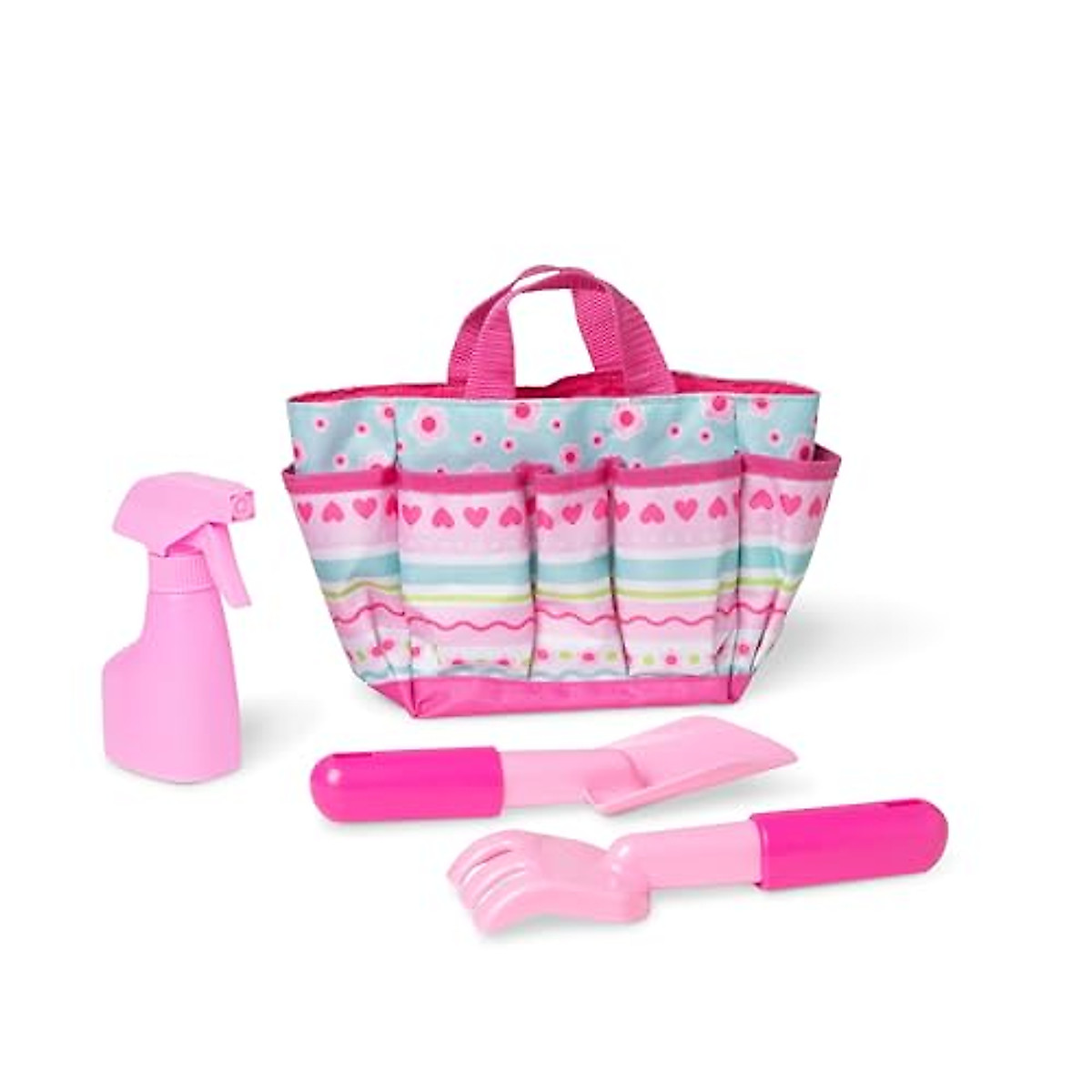 Melissa & Doug Sunny Patch Pretty Petals Gardening Tote Set,for 3+ years, With Tools