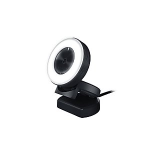 Razer Kiyo Streaming Webcam: 1080p 30 FPS / 720p 60 FPS - Ring Light w/ Adjustable Brightness - Built-in Microphone - Advanced Autofocus