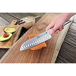 Cangshan X Series 59144 German Steel Forged Santoku Knife, 7-Inch