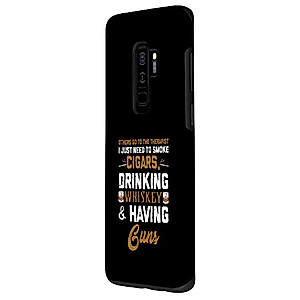 Galaxy S9+ Others smoke sigars, whiskey & having guns Cigars Case