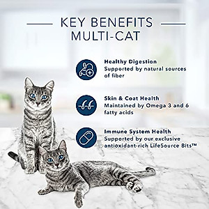 Blue Buffalo Tastefuls Multi Cat Natural Adult Dry Cat Food, Chicken and Turkey 15lb bag