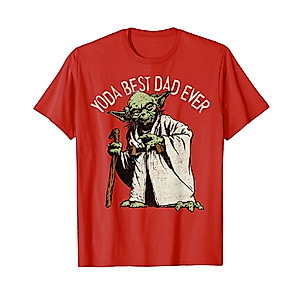 Star Wars Yoda Best Dad Ever Graphic T-Shirt C2 T-Shirt