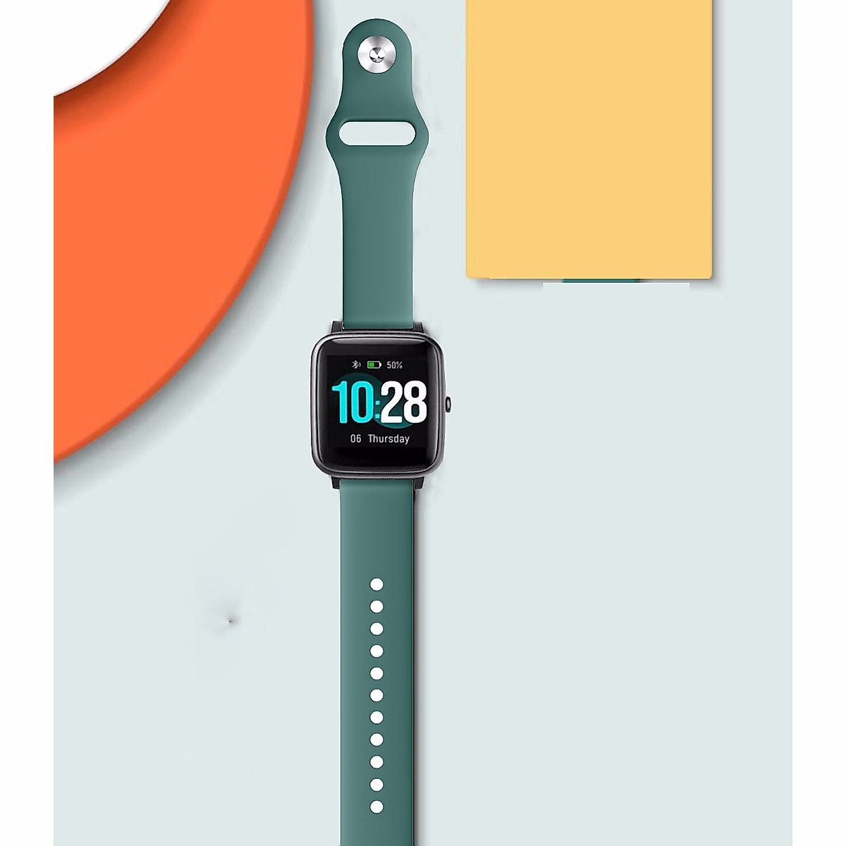 3 Packs Compatible with Veryfitpro ID205L/ID205/ID205U/ID205S/ID205G/SW020/SW021 Smart Watch Bands Soft Silicone Waterproof Adjustable Replacement Bands for Willful Yamay Letscom Letsfit for Women Men