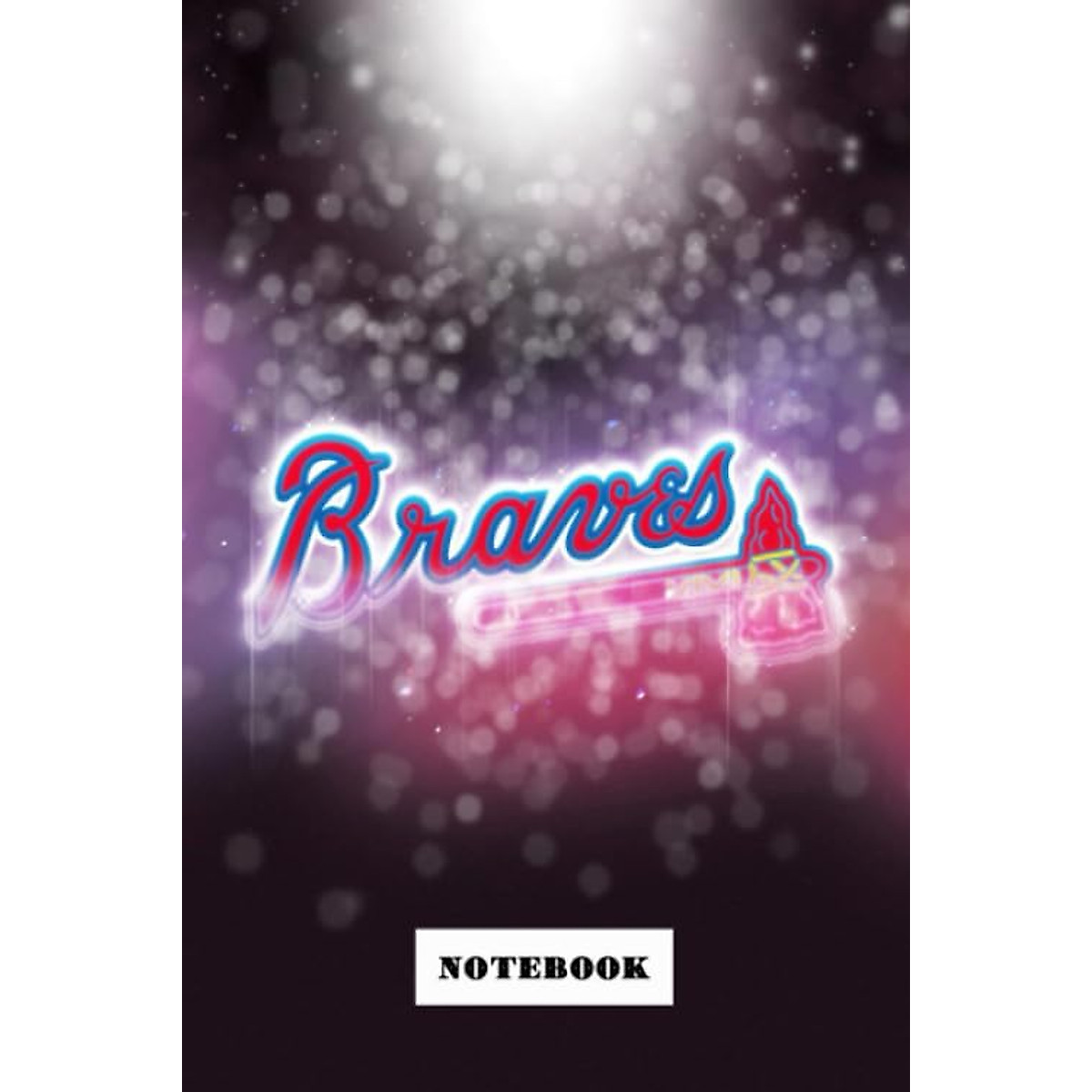 Notebook : Atlanta Braves Lined Notebook Journal 102 Pages - Independence Day Gift Types #24