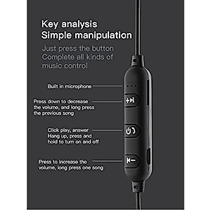 FELIMAI Bluetooth Headphones Neckband, Long Battery Life,120 Hours Playtime,Support SD Card Play Music,Bluetooth Wireless Sport Headphones,Bluetooth Neckband Running (365 Days Free Replacement)