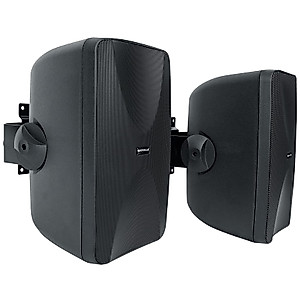 Rockville 2 WET-6525B 6.5" 70V Commercial Indoor/Outdoor Wall Speakers in Black
