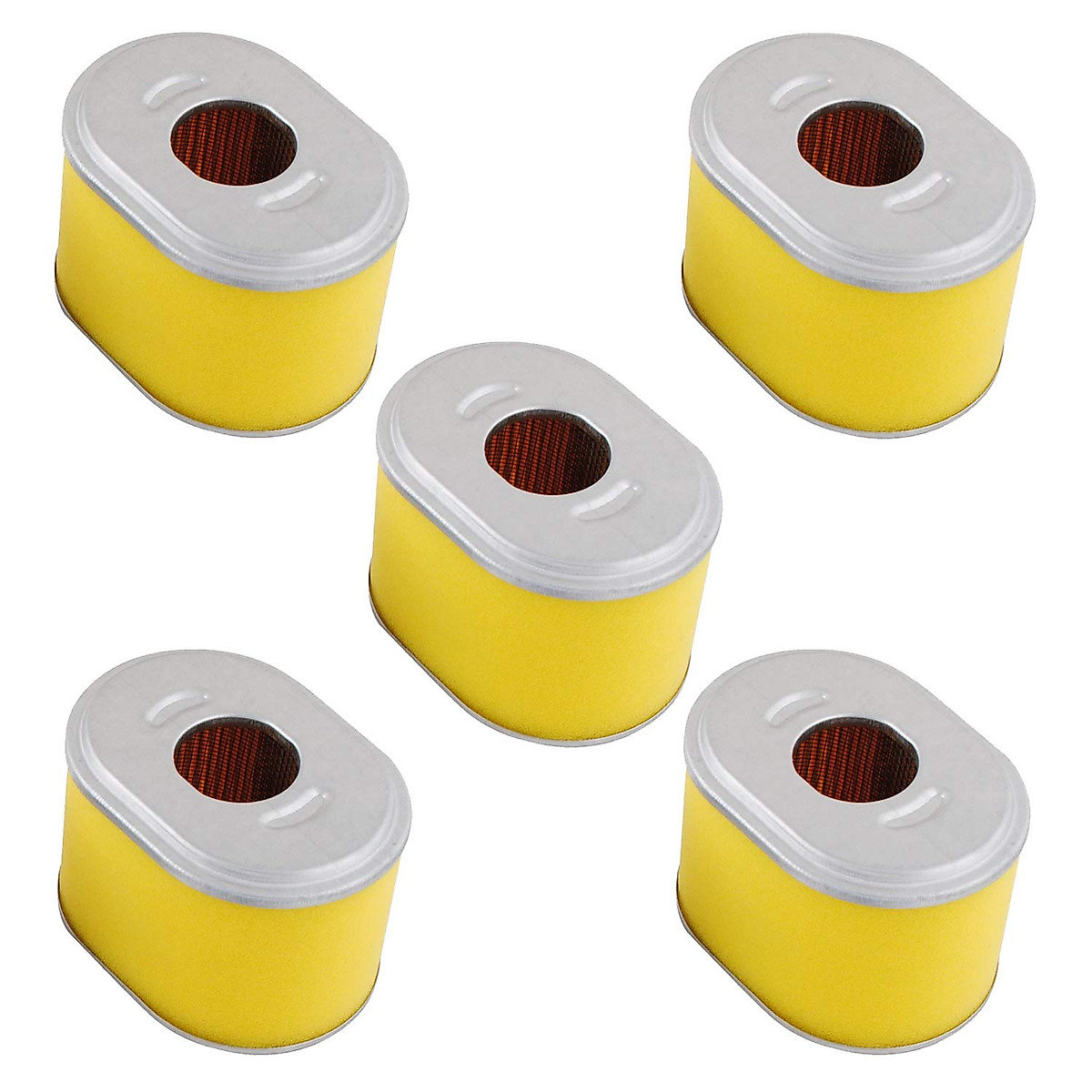 GX160 Air Filter Fit for 5.5HP 6.5HP GX140 GX160 GX200 Engines Replace 17210-ZE1-517 17210-ZE1-822 17210-ZE1-505 (5 Packs)