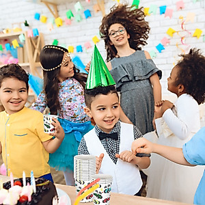 Colarr 50 Pcs Race Car Party Cups Retro Car Theme Cup Race Car Disposable Paper Cups Bulk Race Car Party Tableware for Kids Boys Race Car Birthday Party Favors Decoration Supplies