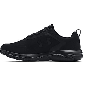 Under Armour Men's Charged Assert 9, Black (002)/Black, 7 X-Wide US