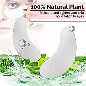 50 Pairs GreenLife 100% Naturel Eyelash Extension Under Eye Gel Pads patches kit Collagen (50 150 300 Pairs) with Aloe Vera Hydrogel Eye Patches set for Eyelash Extension Supplies Tools