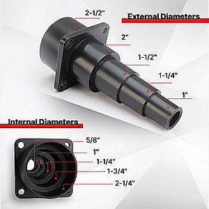 Shop Vac 90687 Universal Tool Adapter, 2PCS