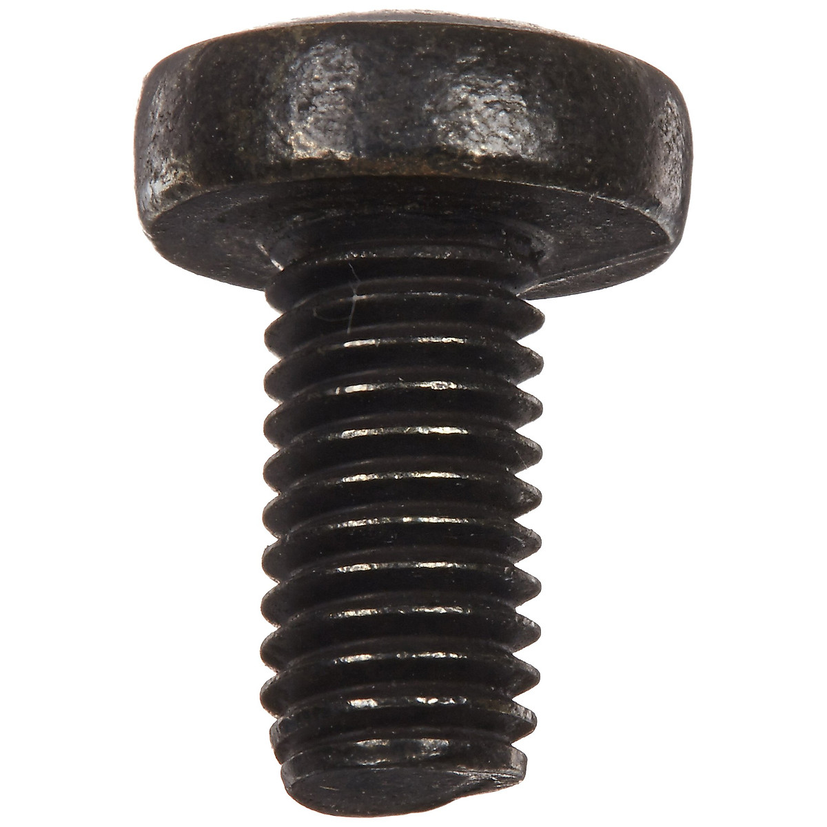 Small Parts M46MPP188B 18-8 Stainless Steel Pan Head Machine Screw, Black Oxide Finish, Meets DIN 7985, #2 Phillips, M4-0.7 Thread Size, 6 mm Length, Fully Threaded, Imported (Pack of 50)