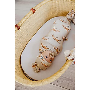 Copper Pearl Large Premium Knit Baby Swaddle Receiving Blanket Swift