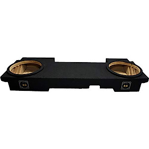 Compatible with Chevy Avalanche or Cadillac Escalade EXT 2007-2013 Dual 12" Subwoofer Underseat Sub Box Speaker Enclosure