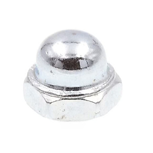 Acorn Cap Nuts #6-32 Zinc Plated Steel-PK4