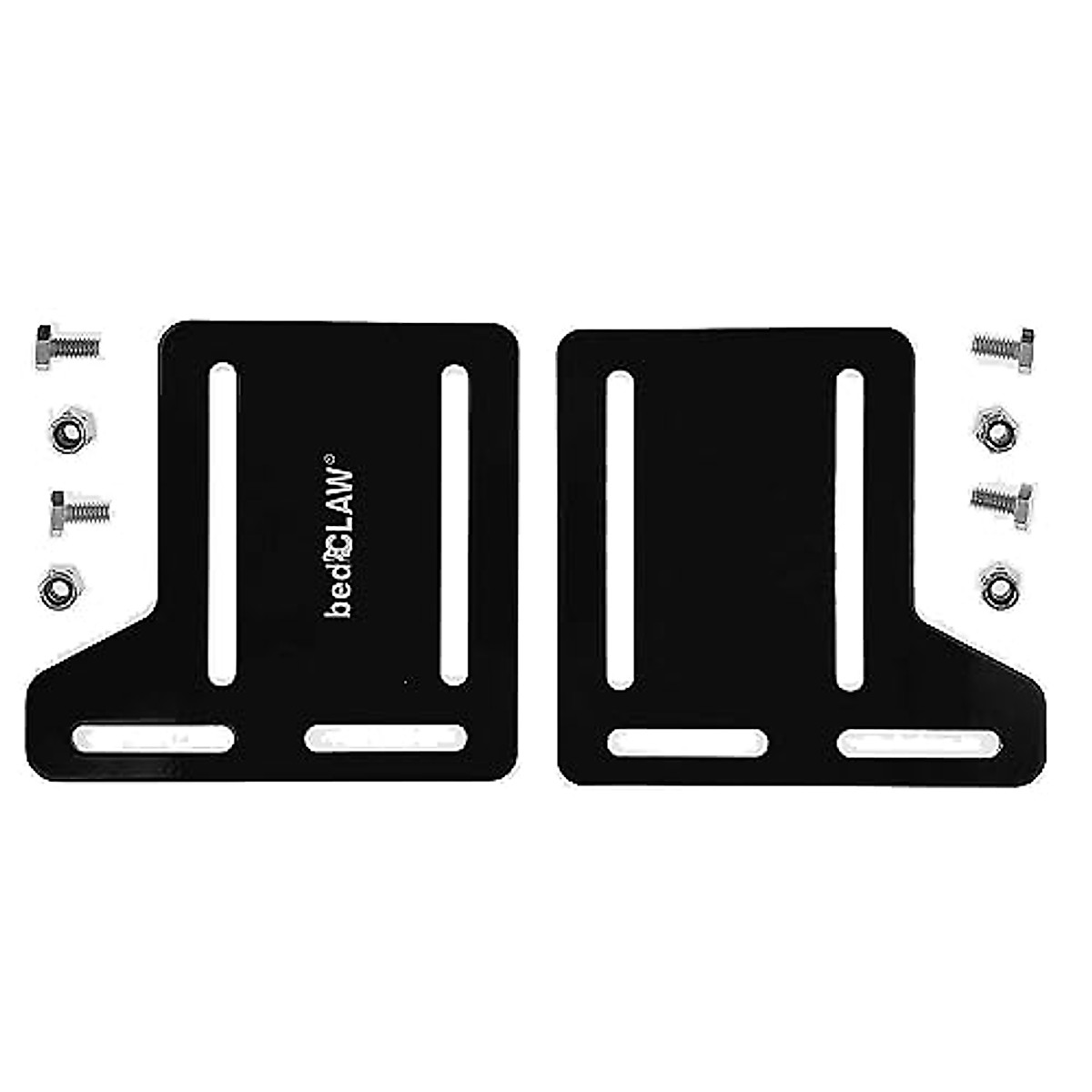 Bed Claw Queen Bed Modification Plate, Headboard Attachment Bracket, Set of 2