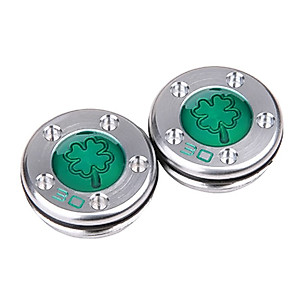 NA 2pcs Green Clover Golf Custom Weights for Titleist Scotty Cameron Newport Studio California Putters (2x30g)