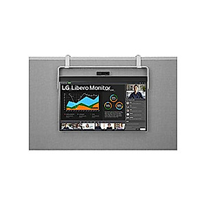 LG 27'' 27BQ70QC-S 27-inch QHD Libero Monitor with Detachable Full HD Webcam, 27-inch QHD (2560 x 1440) IPS Display