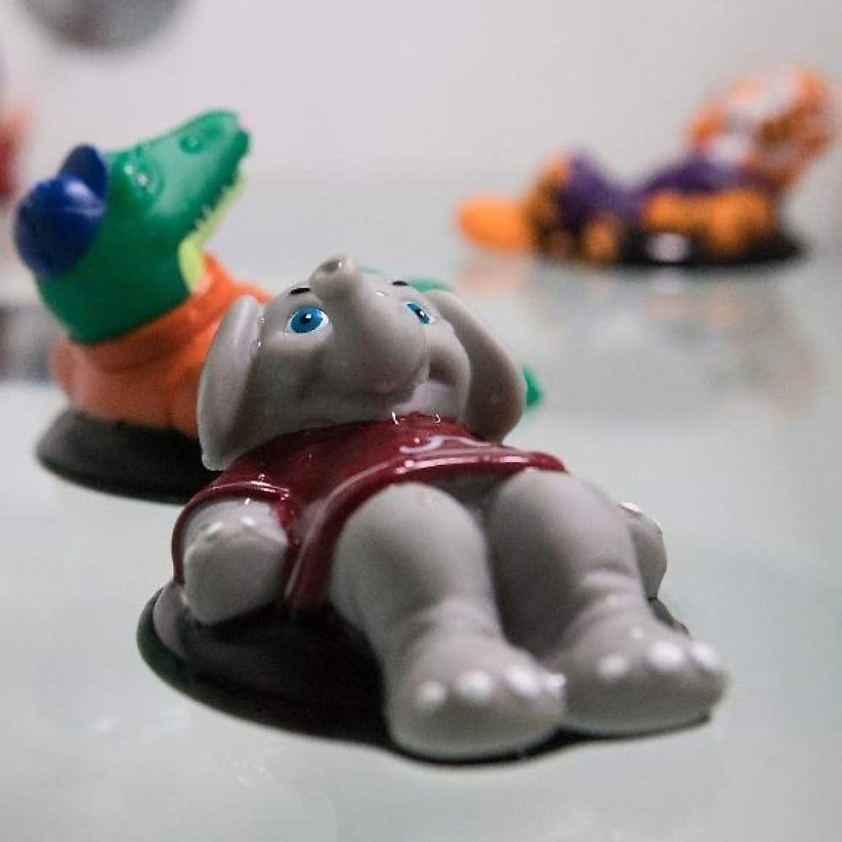 Rubber Tubbers Alabama Crimson Tide (Big Al) Collegiate Bathtub Toys - Officially Licensed NCAA Team Mascots, Authentic Sports Memorabilia, Novelty Rubber Ducks (University of Alabama)