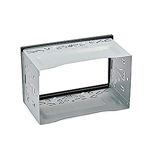 Universal Double DIN Installation Slot Metal Car Stereo Radio Mounting Frame 2DIN Universal Car Radio Adapter in-Dash Mounting Frame Complete Fitting Kit