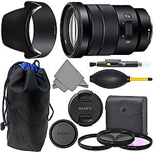 Sony E 18-105mm f4 SELP18105G: Sony E PZ 18-105mm f/4 G OSS Lens + Pro Kit Combo Bundle - International Version (1 Year Warranty)