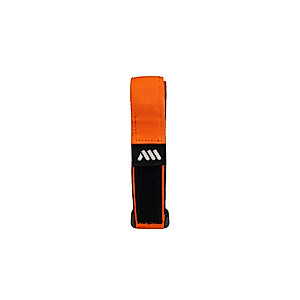 All Mountain Style AMS Hook & Loop Strap to Carry Essentials in case You Flat, Oraange