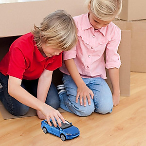 Diecast Toy Car Model X,Zinc Alloy Casting Pull Back Vehicles,1:32 Scale for 4 to 12 Years Old Toddlers Kids Toy Gift - with Lights and Music