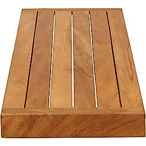 36" Moa Teak Flat Wall Shelf