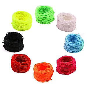 PENTA ANGEL 80 Yoyo String (10 Each - Florescent Lime Green, Yellow, Orange，Blue,Rose,Red,Black and White)