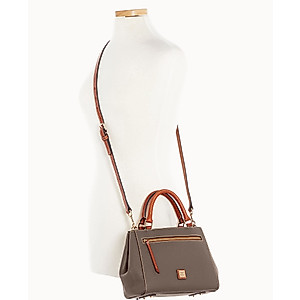 Dooney & Bourke Handbag, Pebble Grain Small Zip Satchel - Elephant