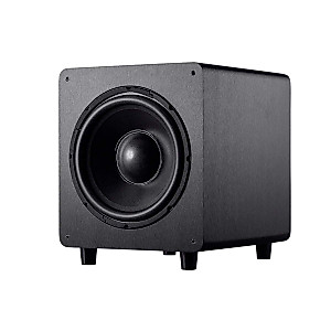 Monoprice SW-15 600 Watt RMS (800 Watt Peak) Powered Subwoofer - 15-Inch, Ported Design, Variable Phase Control, Variable Low Pass Filter, for Home Theater
