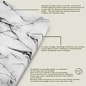 roomfitters 39" Modern Sideboard Buffet Cabinet, Herringbone Pattern Mid-Century Credenza with Doors, Media Console with Storage, Wine Cabinet for Kitchen, Living Room, Entryway, Oak, Gold Metal Legs