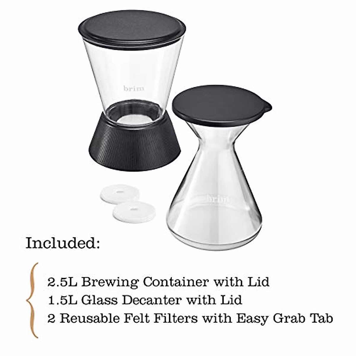 Brim Smart Valve Cold Brew Coffee Maker